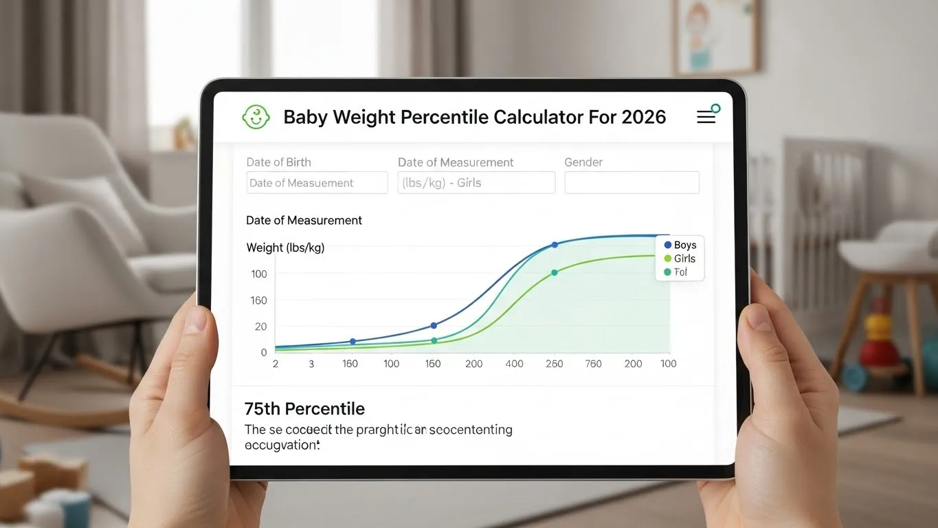 Baby Weight Percentile Calculator For 2026